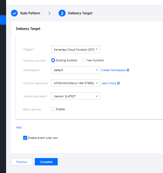配置 APIGW 连接器