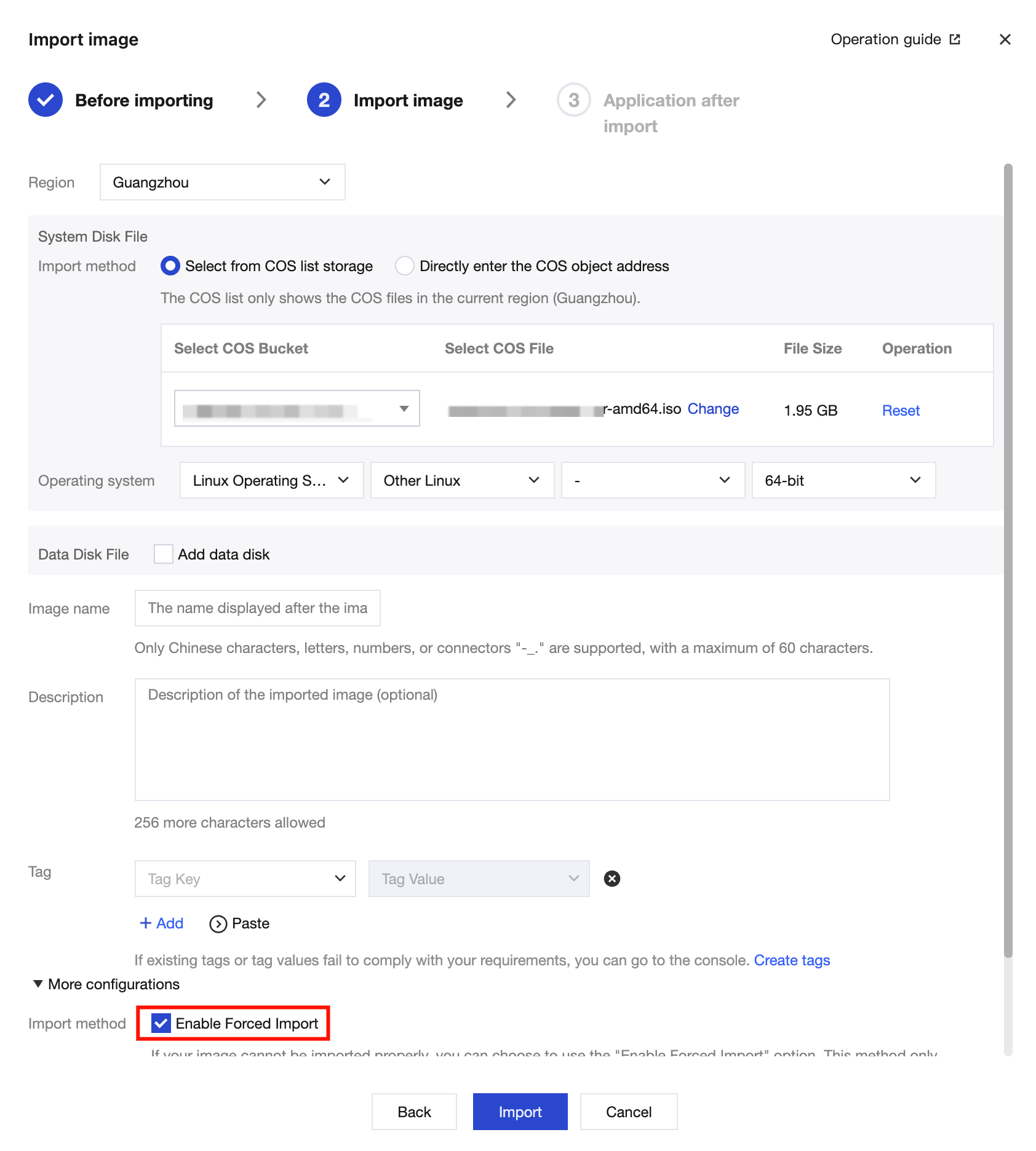 Importing Linux ISO Images to Tencent Cloud CVM Instances