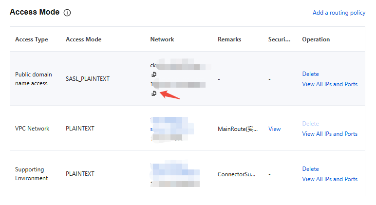 Step 2: Add Public Network Route