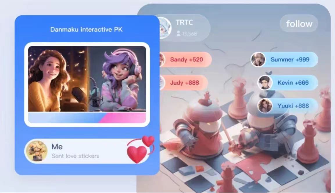 Achieve Easy Access to Danmaku Game in Live Streaming with Tencent Cloud Application Rendering ...