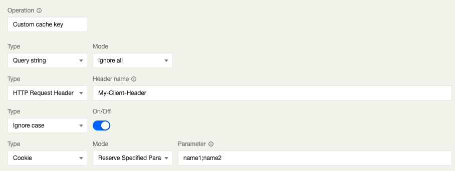 自定义 Cache Key | 腾讯云